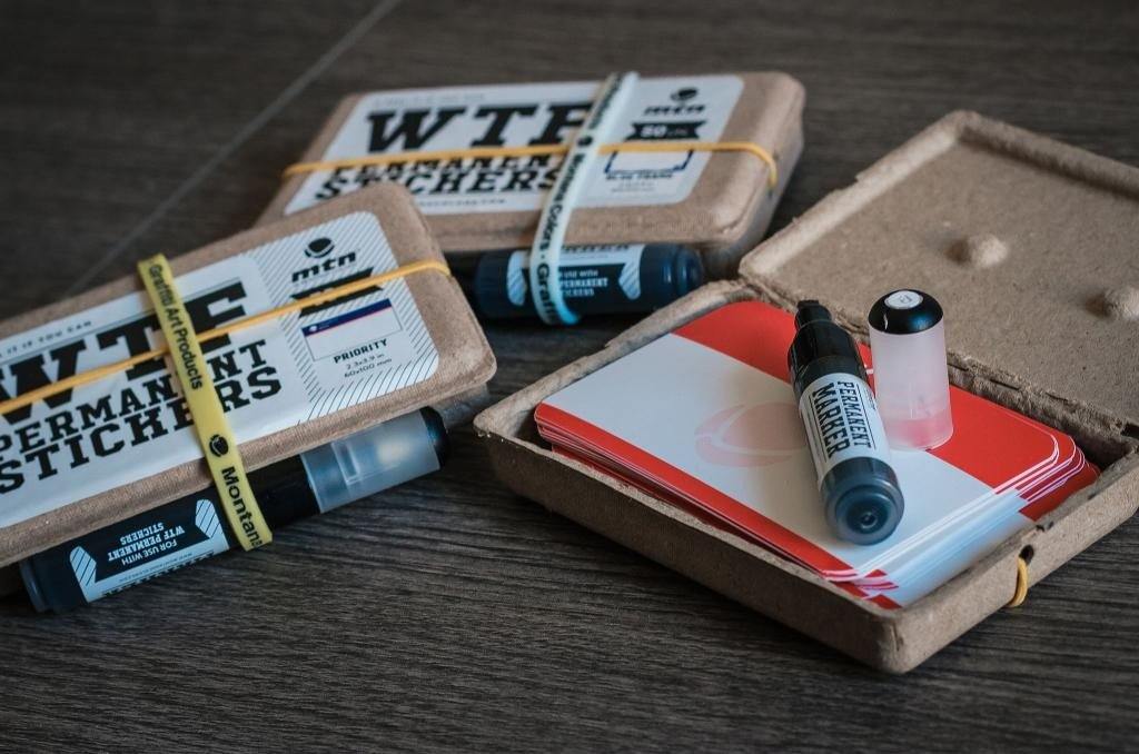 Vandal Vault - MTN - MTN WTF Egg Shell Stickers